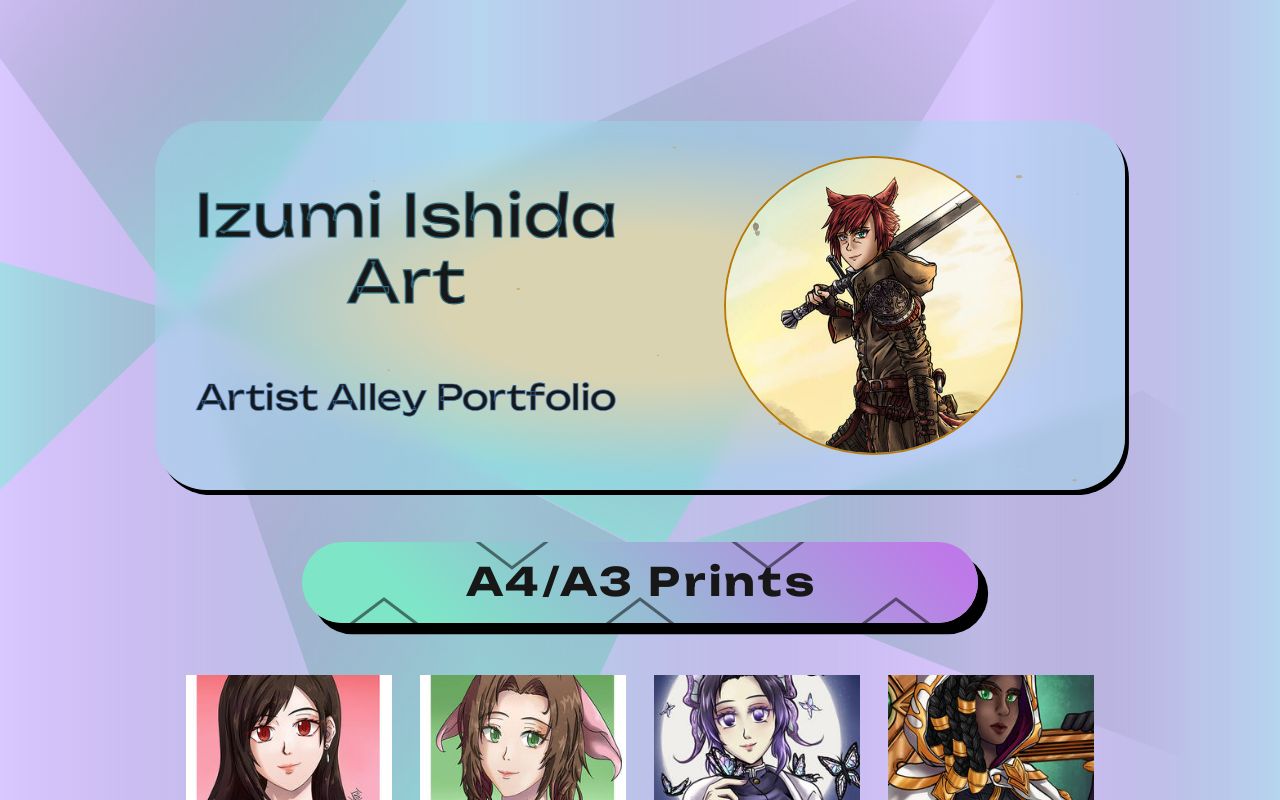 Izumi Ishida's Artist Alley Portfolio